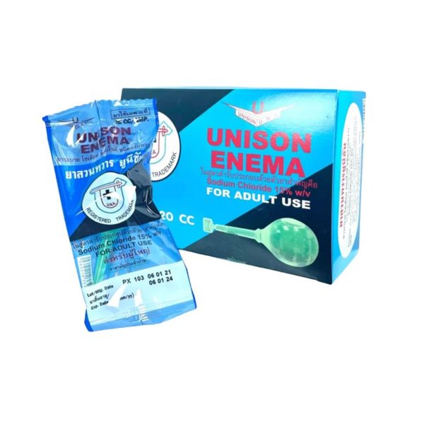 UNISON ADULT ยูนีซัน ยาสวนทวารสำหรับผู้ใหญ่ ขนาด 20ml. (ราคาที่แสดงเป็น ...