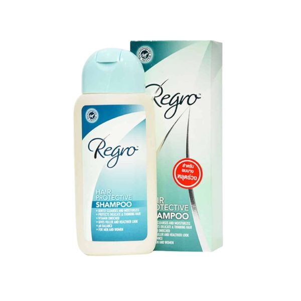 REGRO Hair Protective Shampoo รีโกร แฮร์ โพรเทคทีฟ แชมพูสำหรับลดการหลุด ...