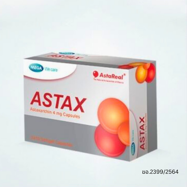 Mega Astax 4mg. 30 แคปซูล
