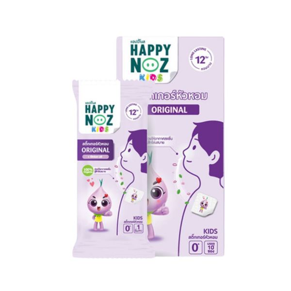 Happy Noz แผ่นแปะแก้คัดจมูก Organic 6 ชิ้น