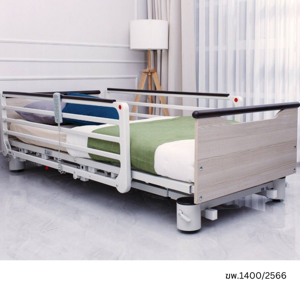 AHF เตียงไฟฟ้า 5 ไก PANTOGRAPHE ราวสไลด์+ที่นอน+เสา