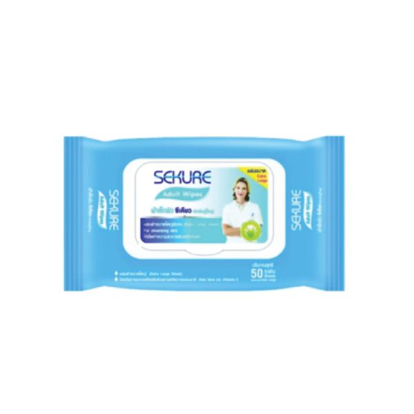 Sekure ผ้าทำความสะอาด 200x250mm ไซส์ UN จำนวน 50 ชิ้น