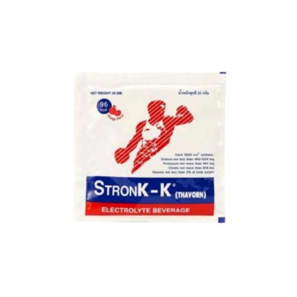 STRONK-K สตรอง-เค เครื่องดื่มเกลือแร่สำหรับผู้สูญเหงื่อจากการ ...