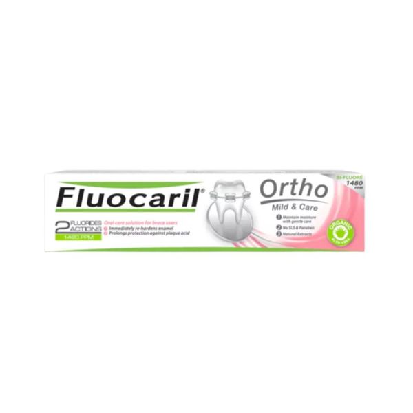 FLUOCARIL Ortho Mild & care ยาสีฟันสำหรับคนจัดฟัน (125g.)