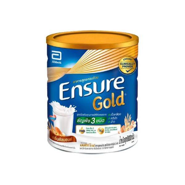 Ensure Gold Almond เอนชัวร์ โกลด์ อาหารสูตรครบถ้วน กลิ่นอัลมอนด์ ขนาด 800g.