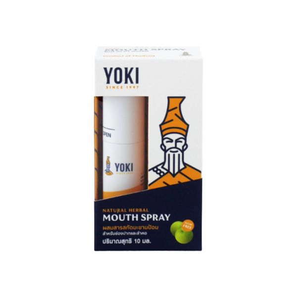 YOKI MOUTH SPRAY โยคี สเปรย์สำหรับช่องปากและลำคอ ผสมสารสกัดมะขามป้อม ...
