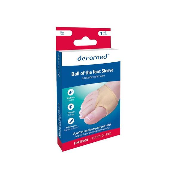 DERAMED ปลอกผ้าสวมเท้า FOREFOOT ไซส์ L (แพ็ค 2 ชิ้น)