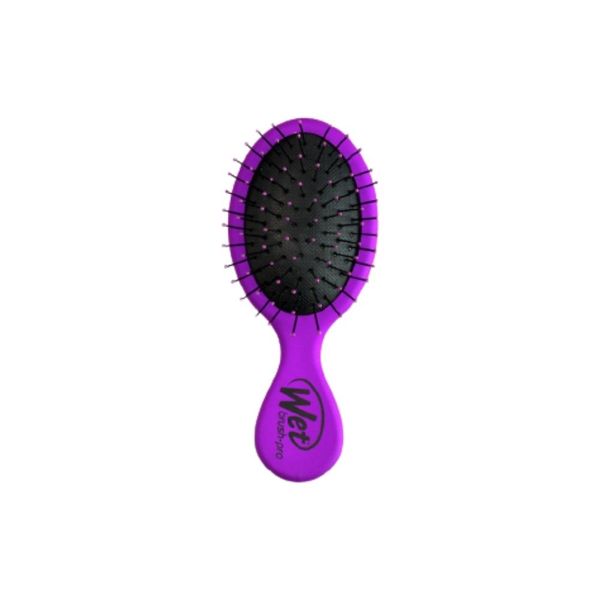 WET BRUSH แปรงหวีผม ทรงรีขนาดเล็ก รุ่น MINI DETANGLER PRO สีม่วง