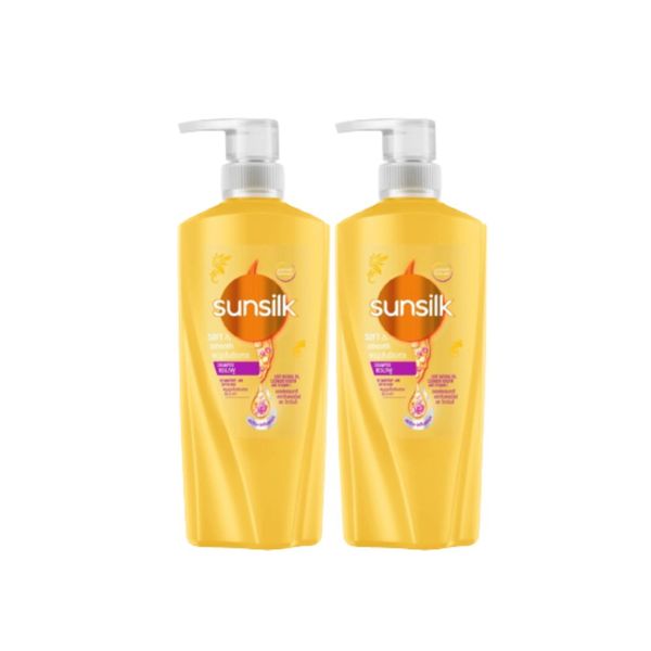 SUNSILK Soft & Smooth Shampoo Set ซันซิล ซอฟท์ & สมูท แชมพู แพ็คคู่ ...