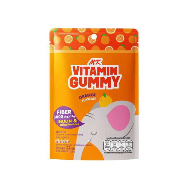 MK Vitamin Gummy Orange เอ็มเค วิตามิน กัมมี่ รสส้ม (24g.)