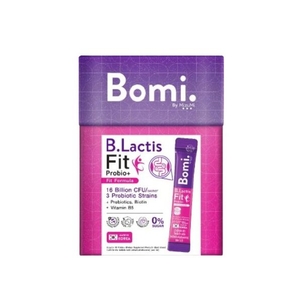 BOMI B.Lactis Fit Probio+ ผลิตภัณฑ์เสริมอาหารโพรไบโอติก (กล่อง 14 ซอง)