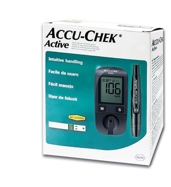Accu-Chek Active เครื่องวัดระดับน้ำตาลในเลือด