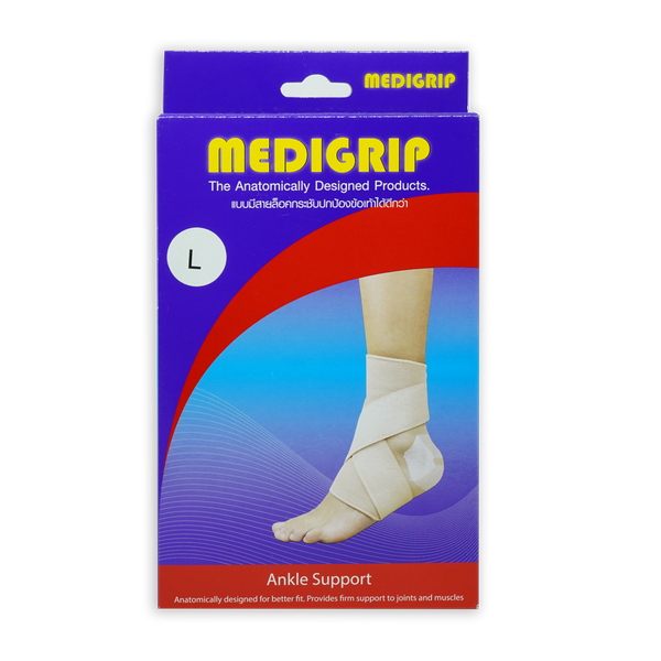 Medigrip รัดข้อเท้าสายรัดปิดส้น Size L