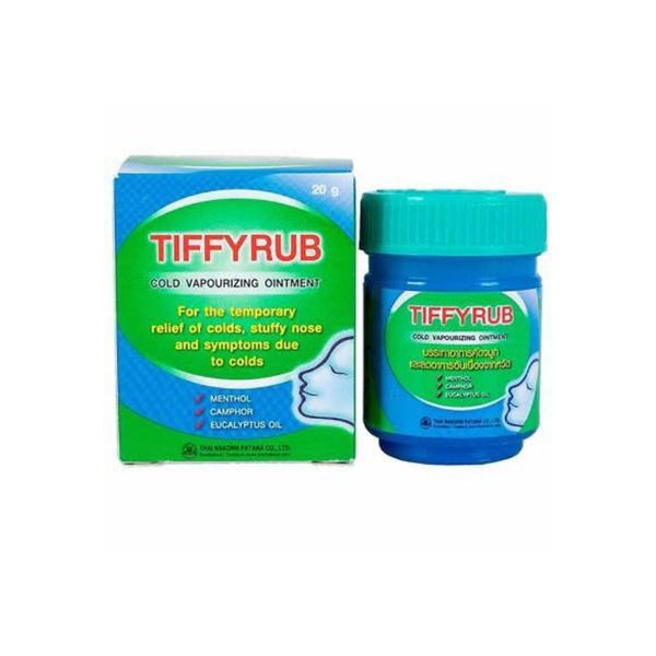Tiffy Rub บรรเทาอาการคัดจมูก 20 กรัม