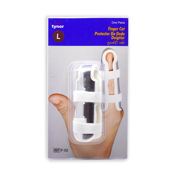 tynor พยุงนิ้วมือ ที่ดามนิ้วมือ F02 FINGER COT ไซส์ L