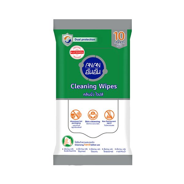 Anan ผ้าทำความสะอาด Cleaning Wipe 200X150mm ไซส์ UN 10 ชิ้น