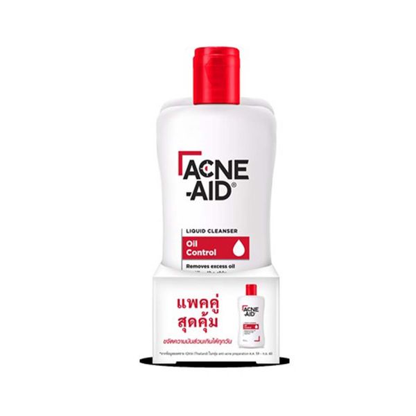 Acne Aid Oil Control Cleanser 100ml แพ็คคู่