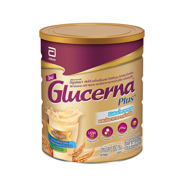 Glucerna Plus Wheat กลูเซอนา พลัส ธัญพืช 850 กรัม