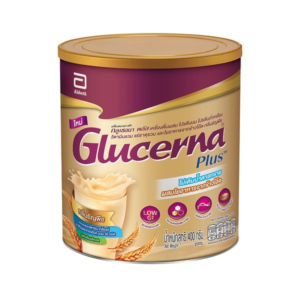 Glucerna Plus Wheat กลูเซอนา พลัส ธัญพืช 400 กรัม